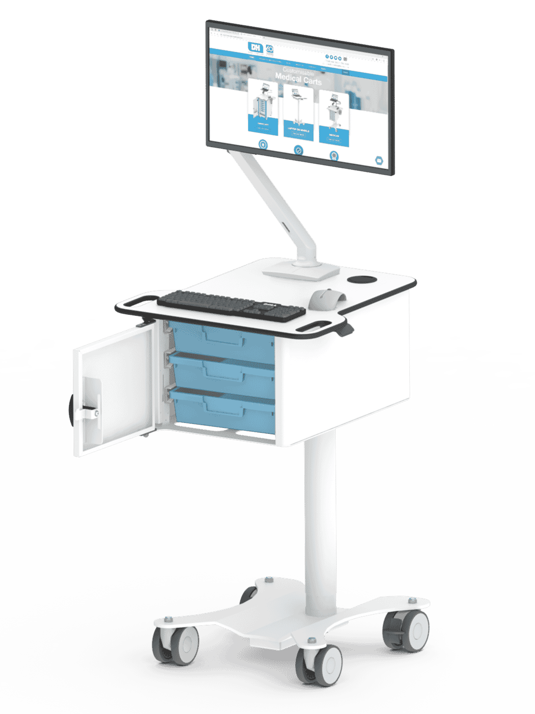 Dalen Healthcare - Medicab Lite - Height Adjustable Medical Cabinet