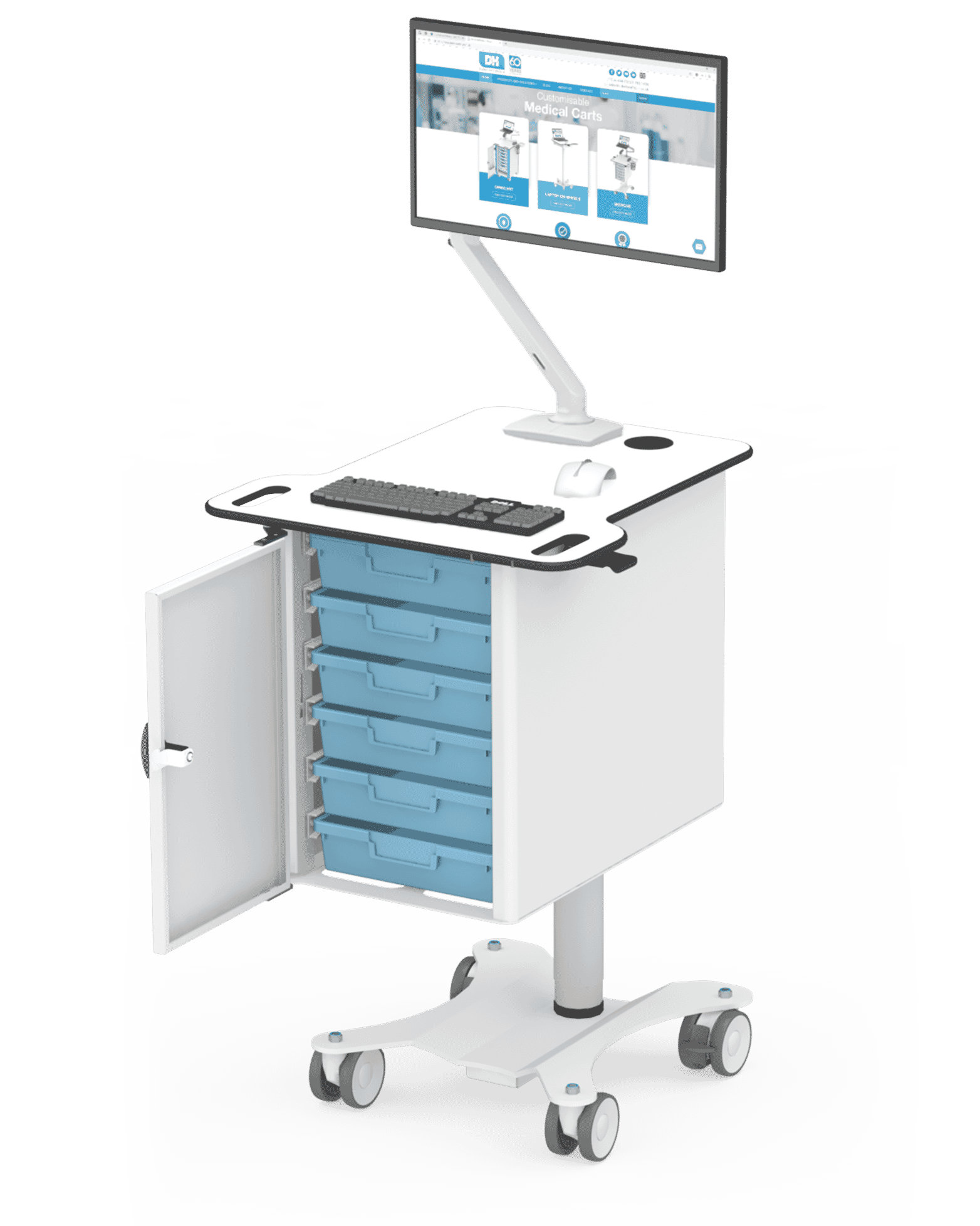 Medicab | Dalen Healthcare | Height Adjustable Medical Cabinet