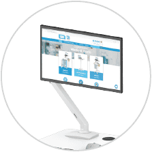 Mobile Medical Workstation Cart On Wheels Update | Dalen Healthcare