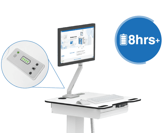 Mobile Medical Workstation Cart On Wheels Update | Dalen Healthcare