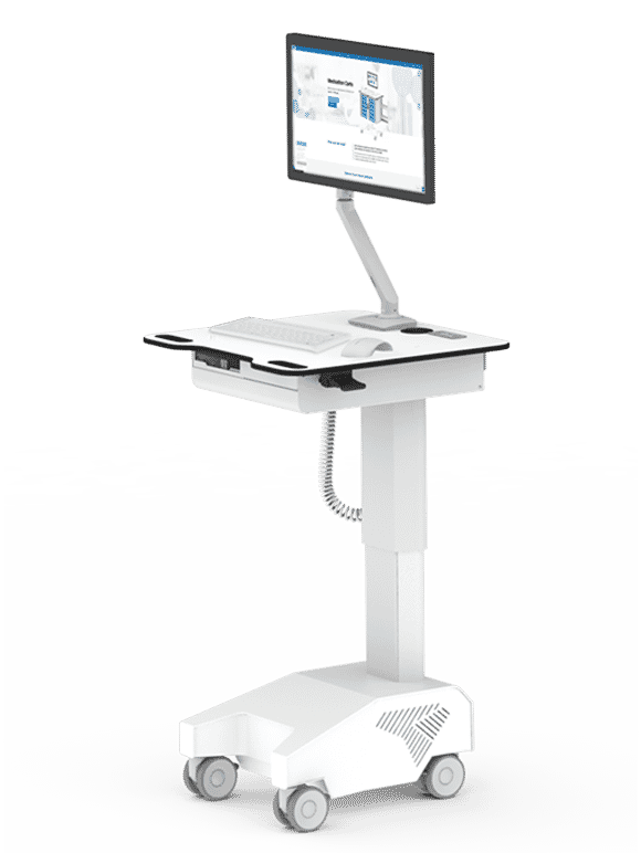 Mobile Medical Workstation Cart On Wheels Update | Dalen Healthcare